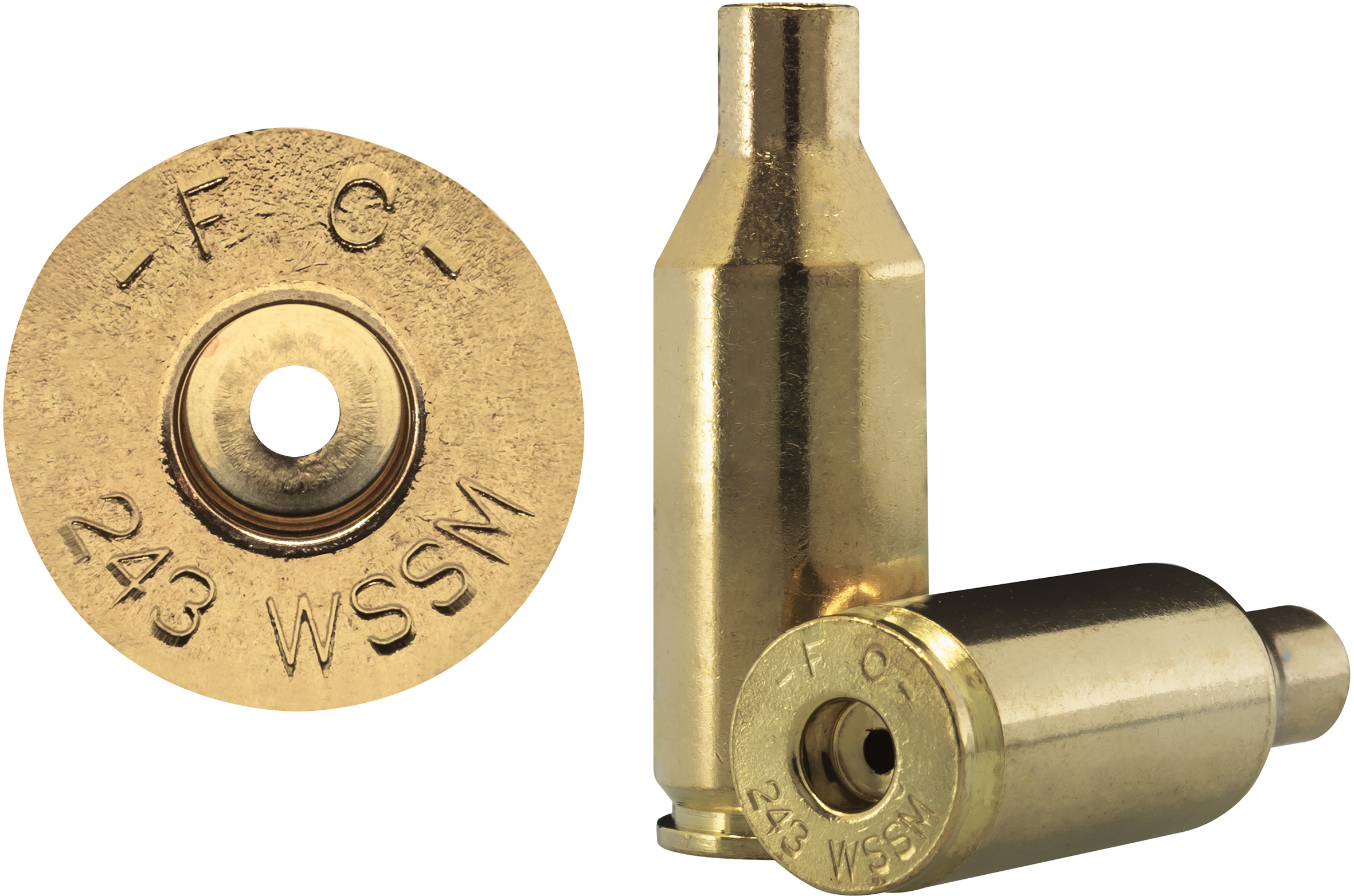 HSM Ammunition 243 Winchester Super Short Magnum WSSM UNP Brass