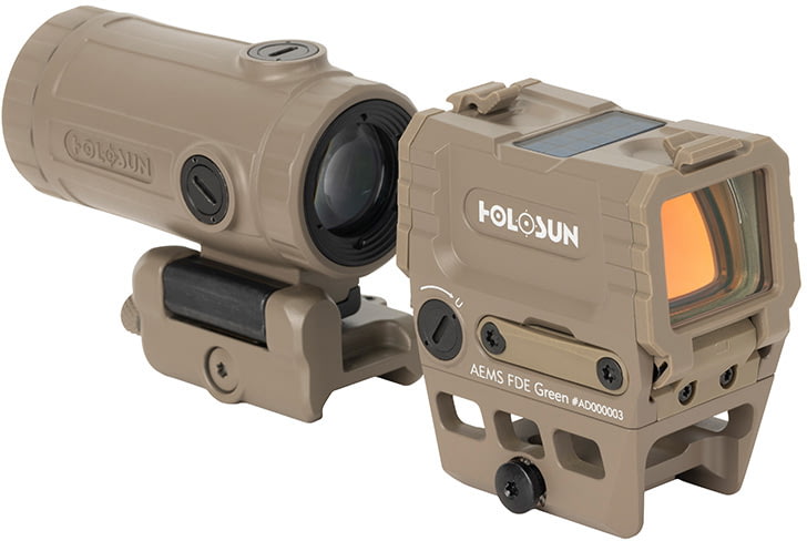 Holosun OPMOD AEMS Red Dot & HM3XT Magnifier Combo | Up to 15% Off w ...