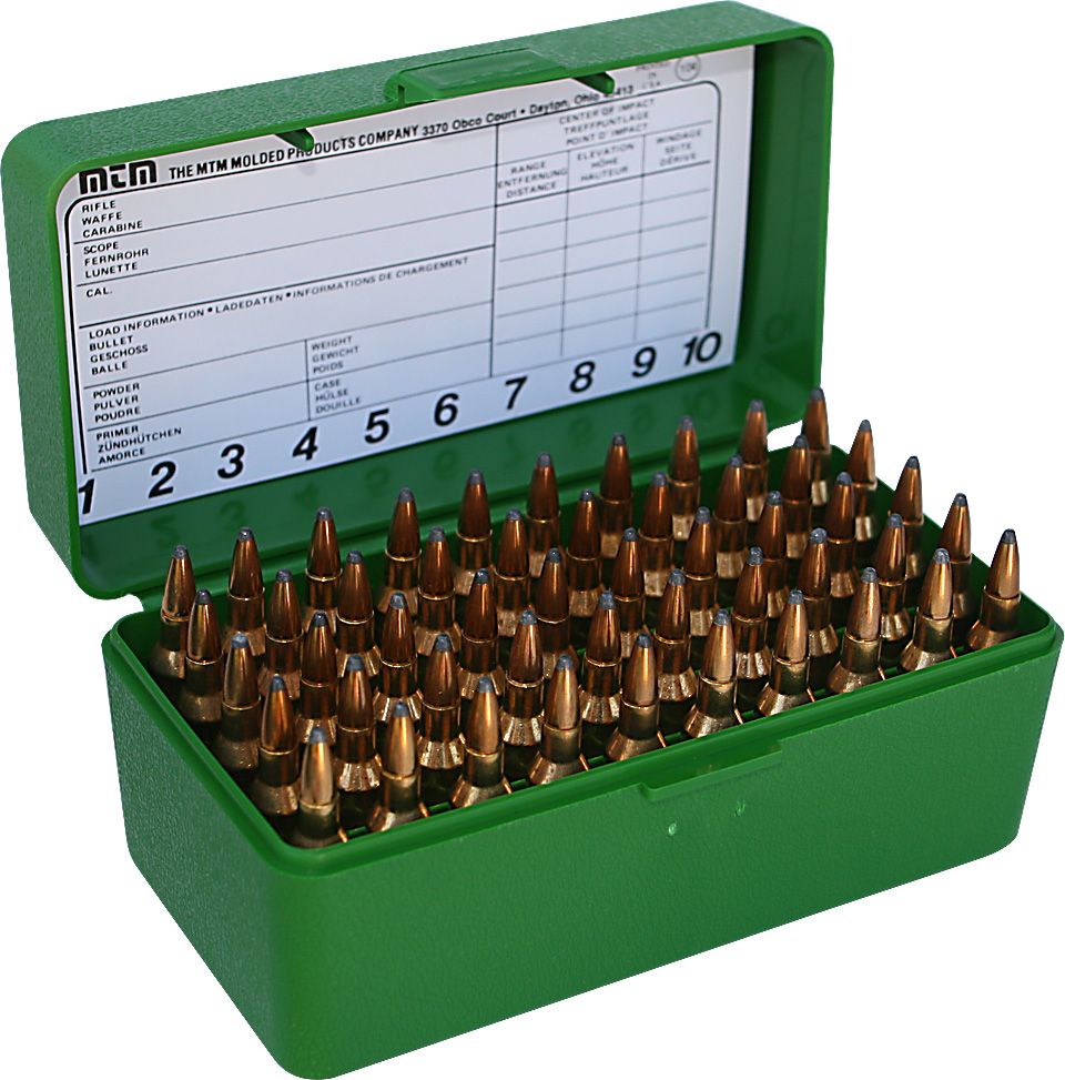 MTM Case Gard 50 Round Rifle Ammo Box Green RS S 50 10 Customer mtm-case-gard-50-round-rifle-ammo-box-green-rs-s-50-10-customer