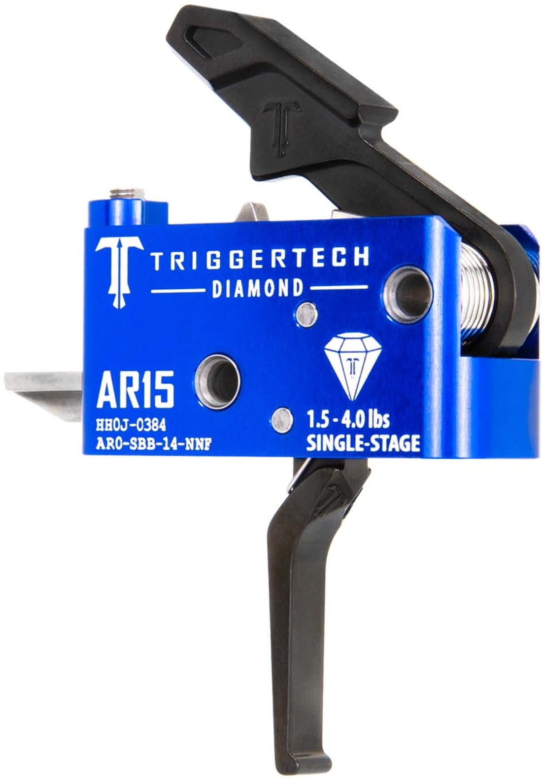 Triggertech AR15 Single-Stage Diamond Flat Trigger | 5 Star Rating w ...